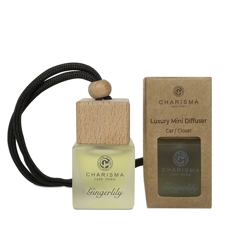 Luxury Mini Diffuser - Car/Closet, Gingerlily - 10ml - Charisma Candles